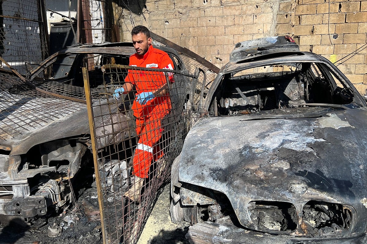 Lebanon says 13 dead in Israeli strike on Palestinian camp in south