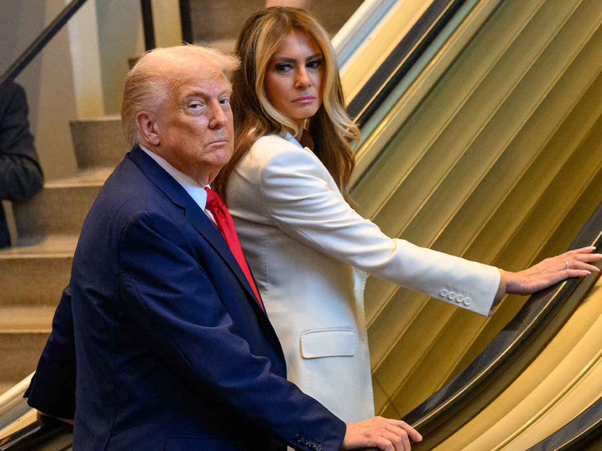 Photos that capture the real Melania Trump when she didn't know cameras ...