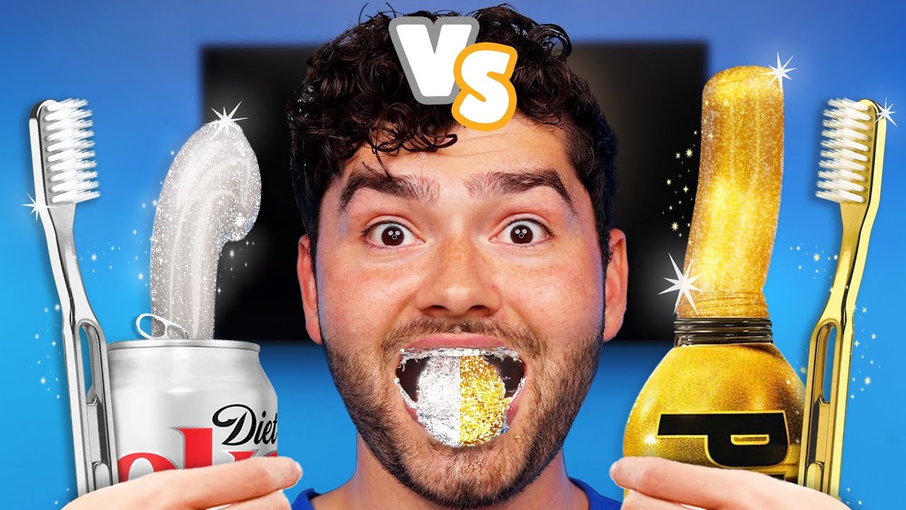 Gold vs silver ASMR brush battle?