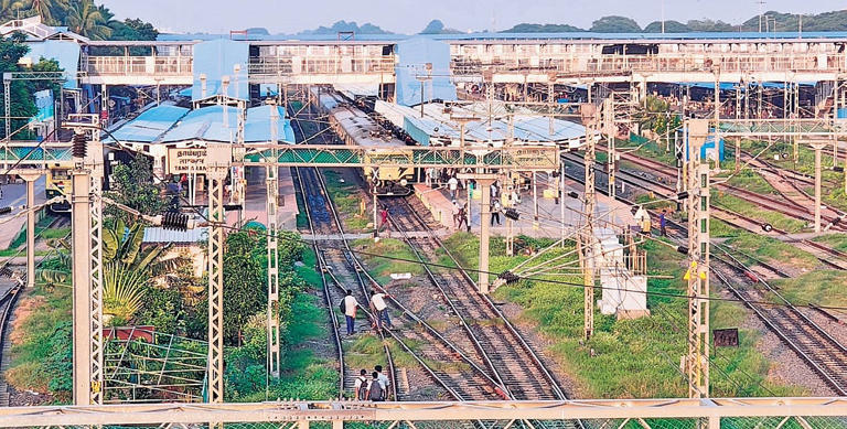 TN, Railways plan to turn Tambaram into metro, local & long-distance ...