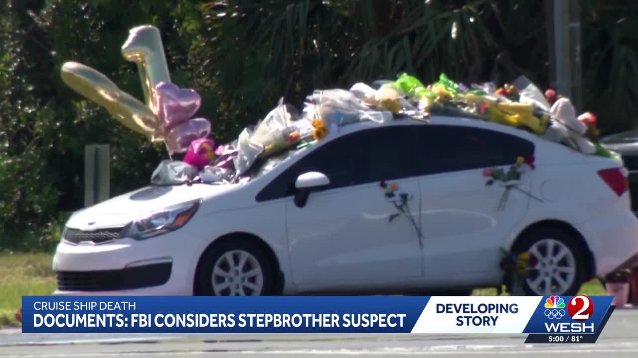Docs show stepbrother now a suspect in death of Florida teen on cruise ship