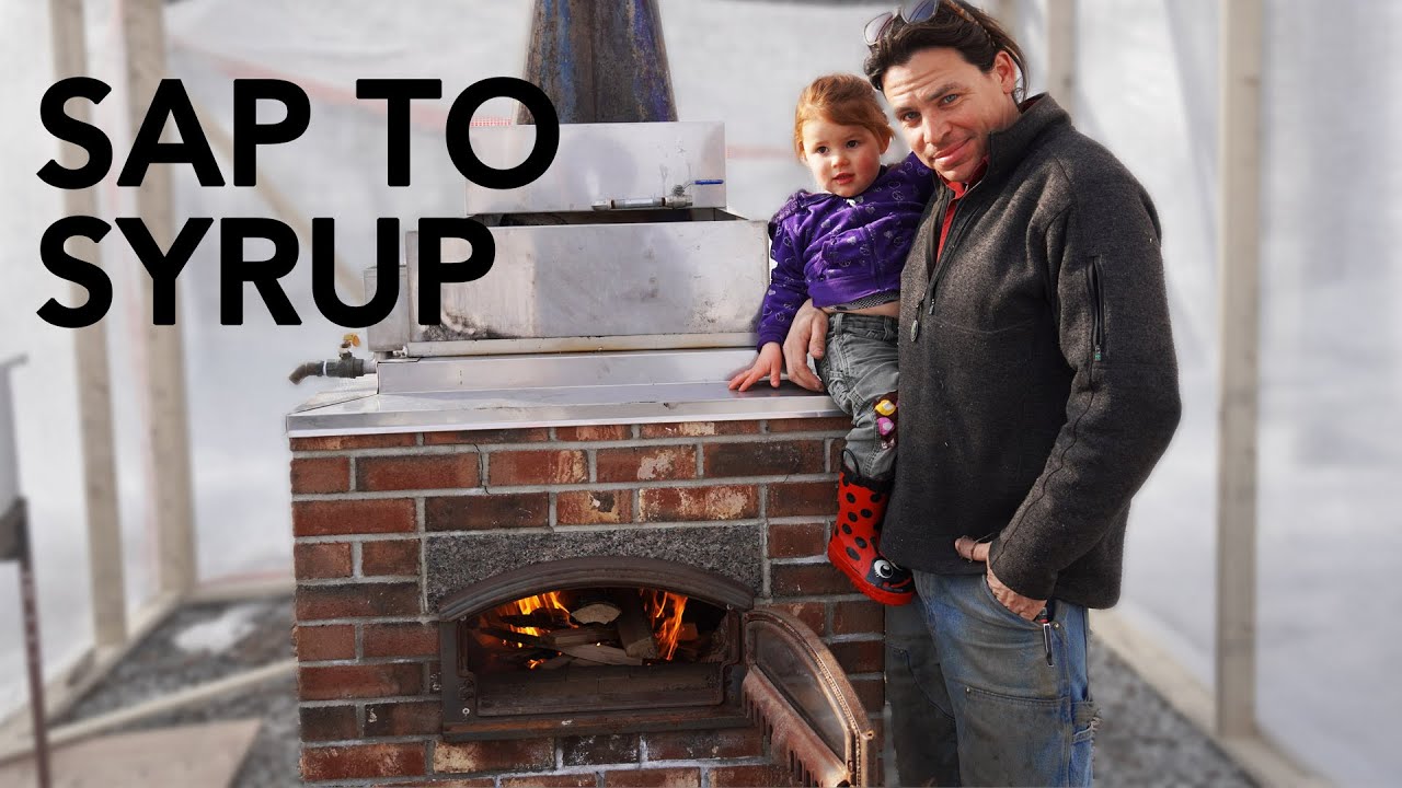 Building a homemade brick maple evaporator efficiently