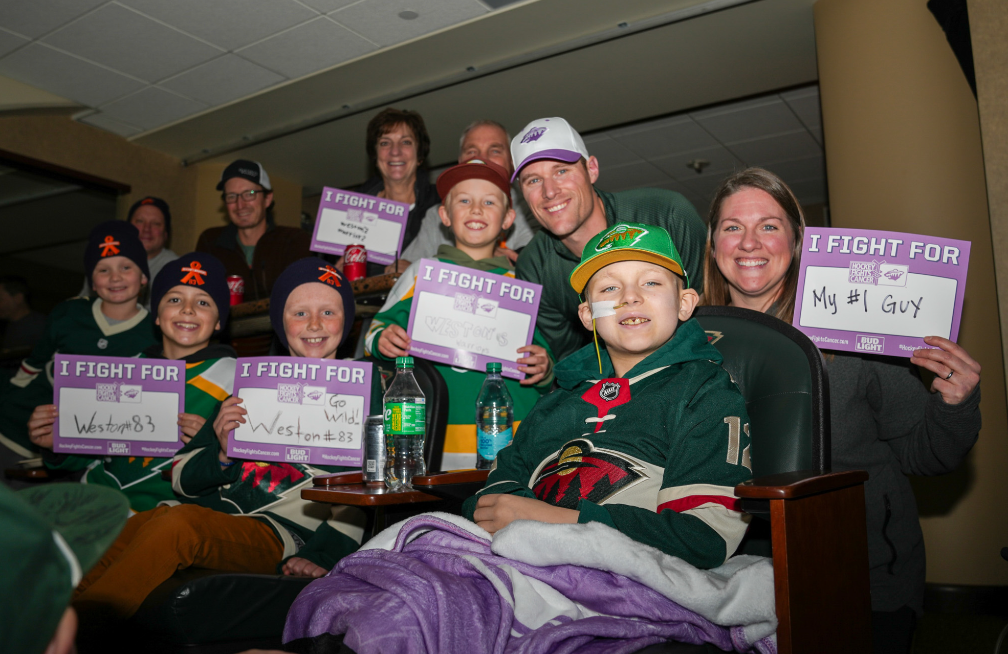 MN Wild young fan GoFundMe donations surge as team pays tribute to 10 ...