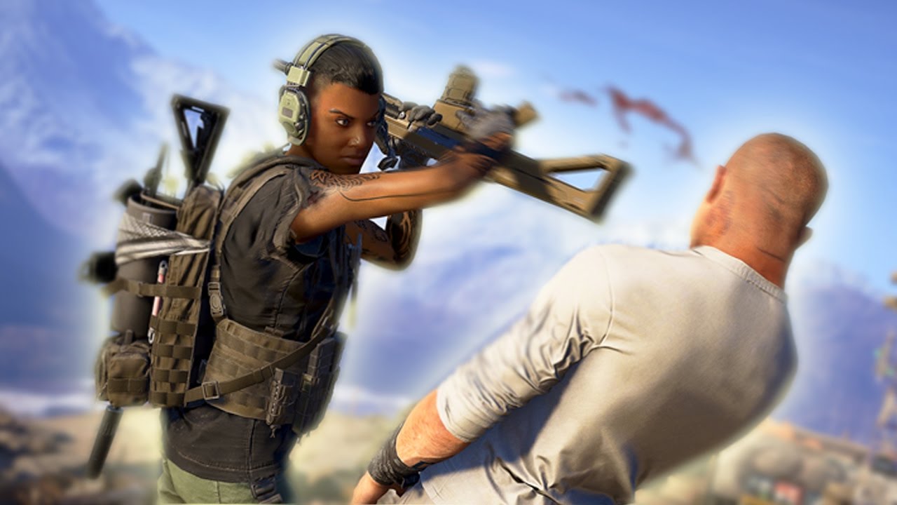 Ghost Recon: Wildlands - Guns blazing (no HUD) challenge!