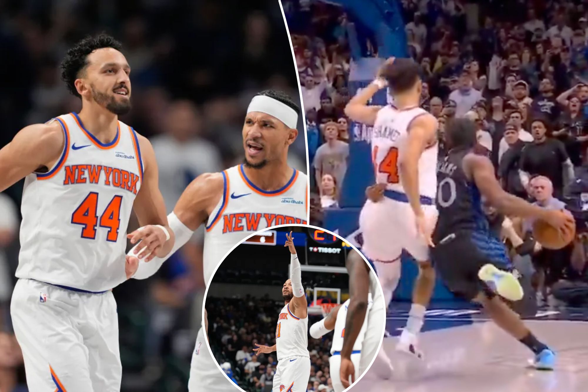 Landry Shamet’s heroics, late whistle save Knicks in wild win over ...