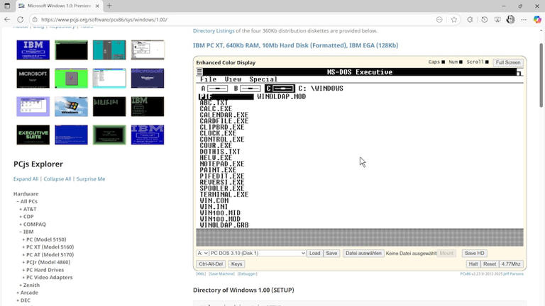 Windows 1.0 im CHIP-Test vor 40 Jahren
