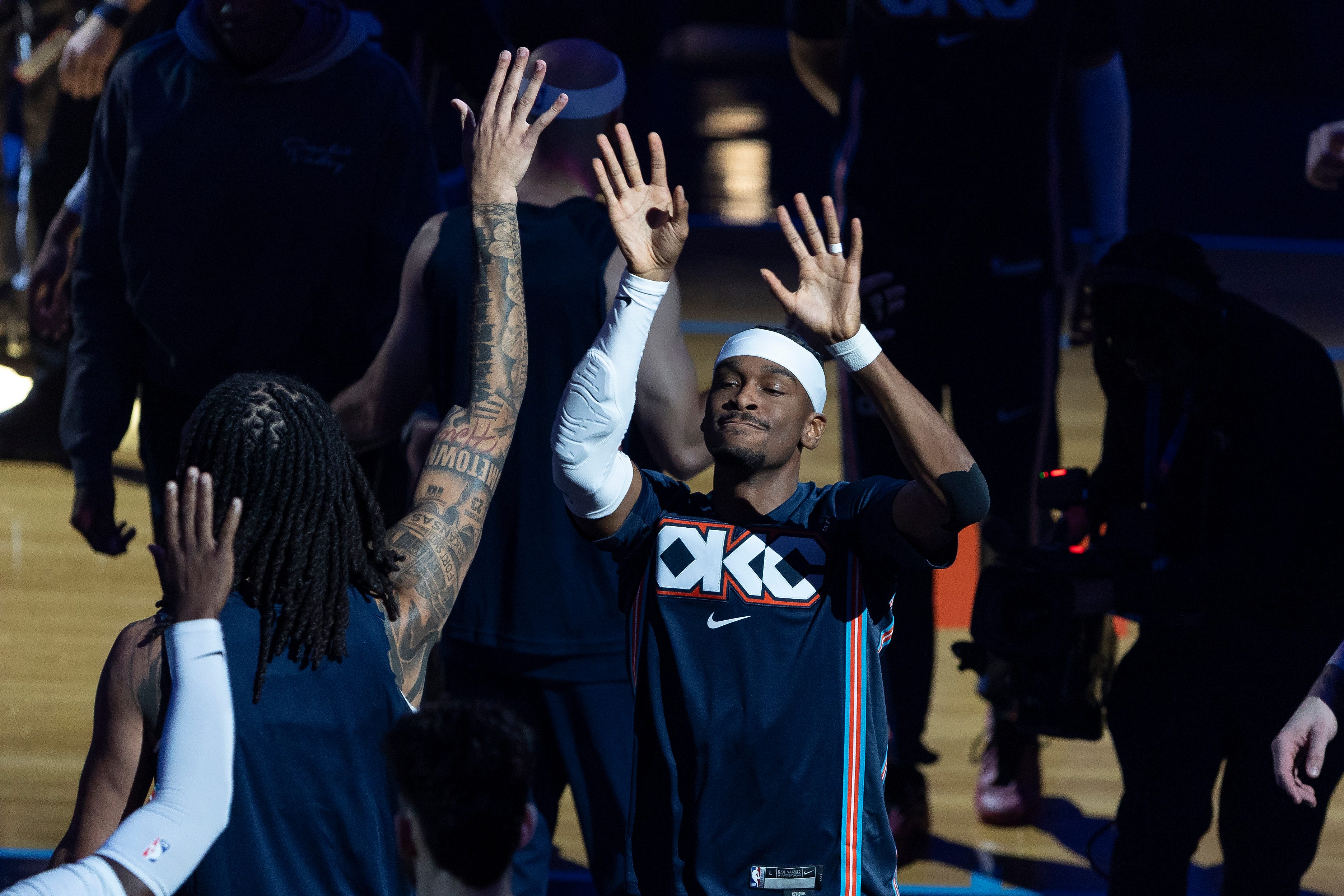 What did Thunder players think of 2025-26 City Edition uniform and court?