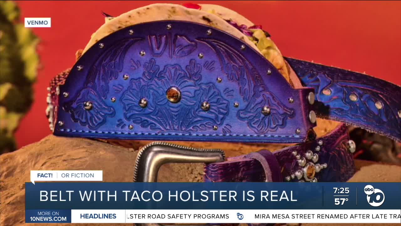 Fact or Fiction: Belt with taco holster is real?