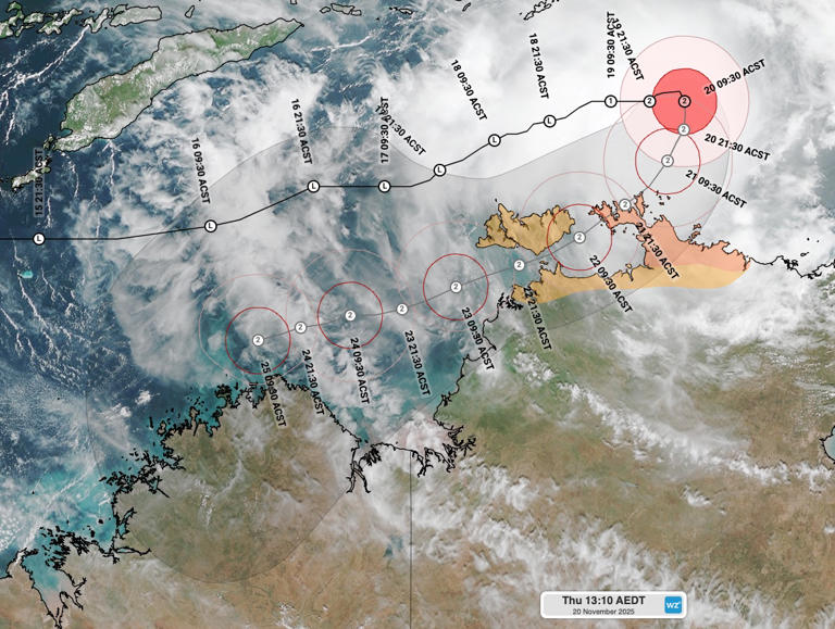 Tropical Cyclone Fina to pass near Darwin this weekend – here's what to ...