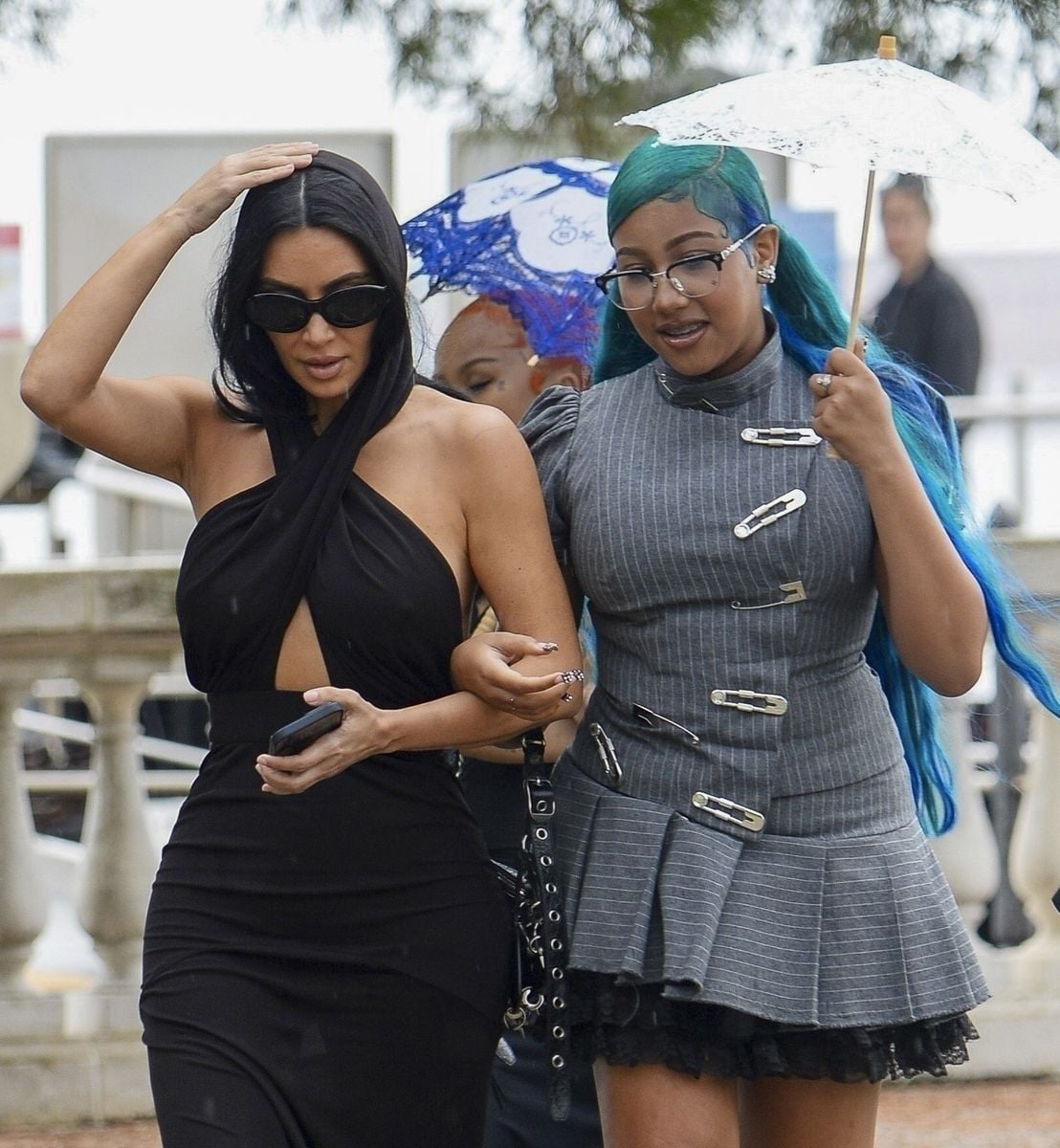 Kim Kardashian and North West clap back at the criticism over her piercing
