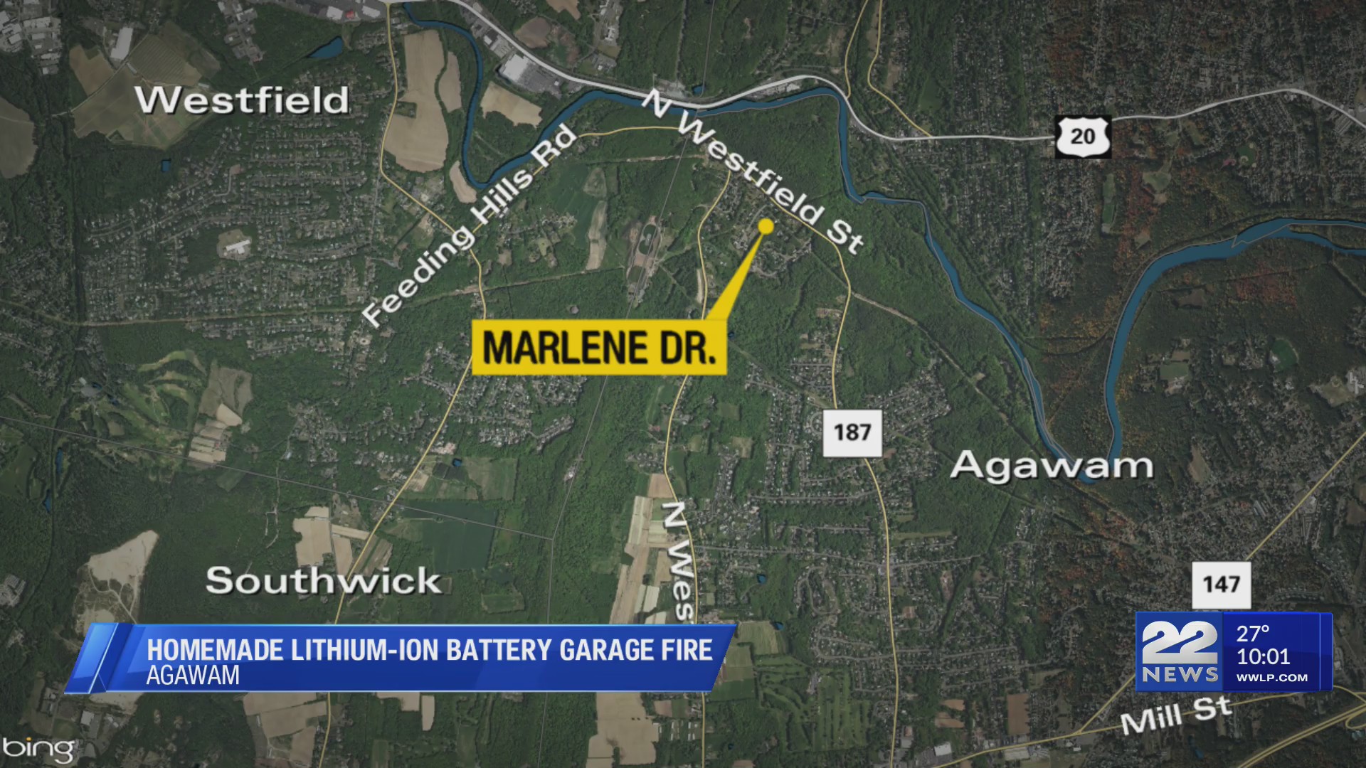 Homemade lithium-ion battery causes garage fire in Agawam