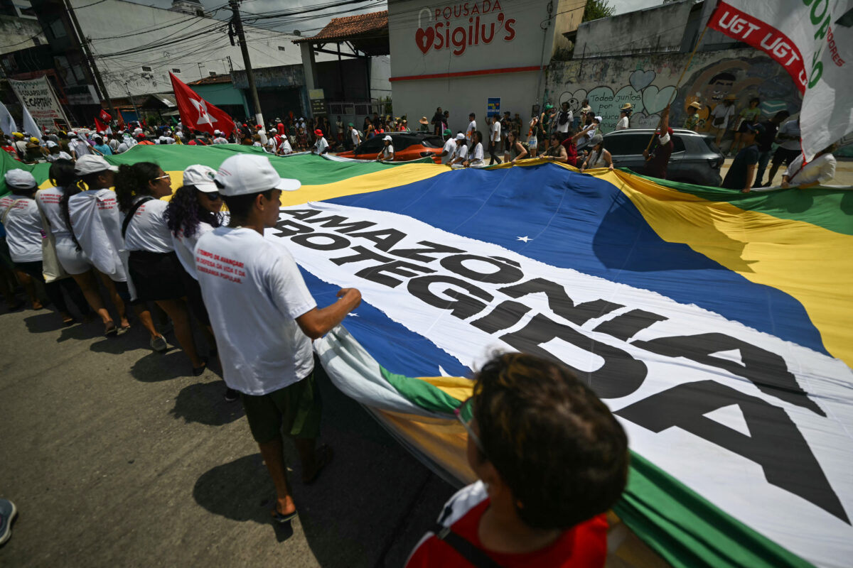 Brazil’s planned railway to Amazon draws fire on margins of COP30