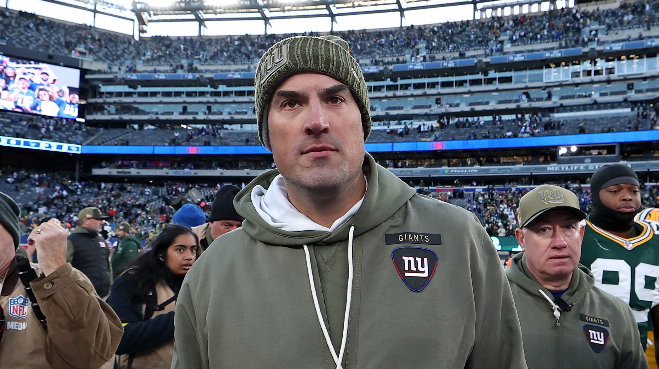 Giants’ Mike Kafka Sends Clear Message to Abdul Carter After Benching