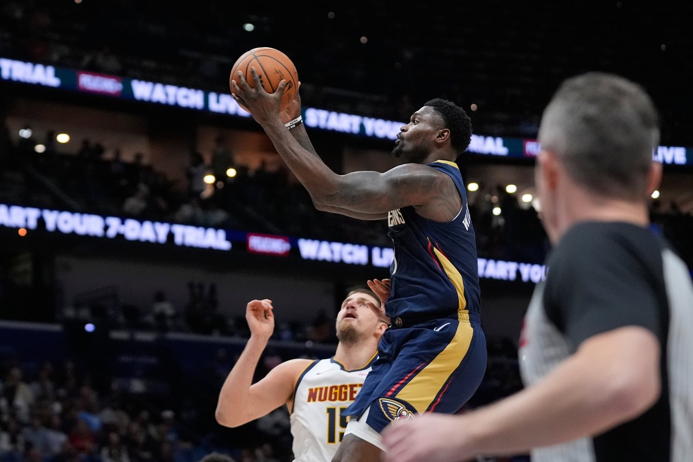 Zion Williamson scores 14 in his return from injury in the Pelicans' 125-118 loss to Denver