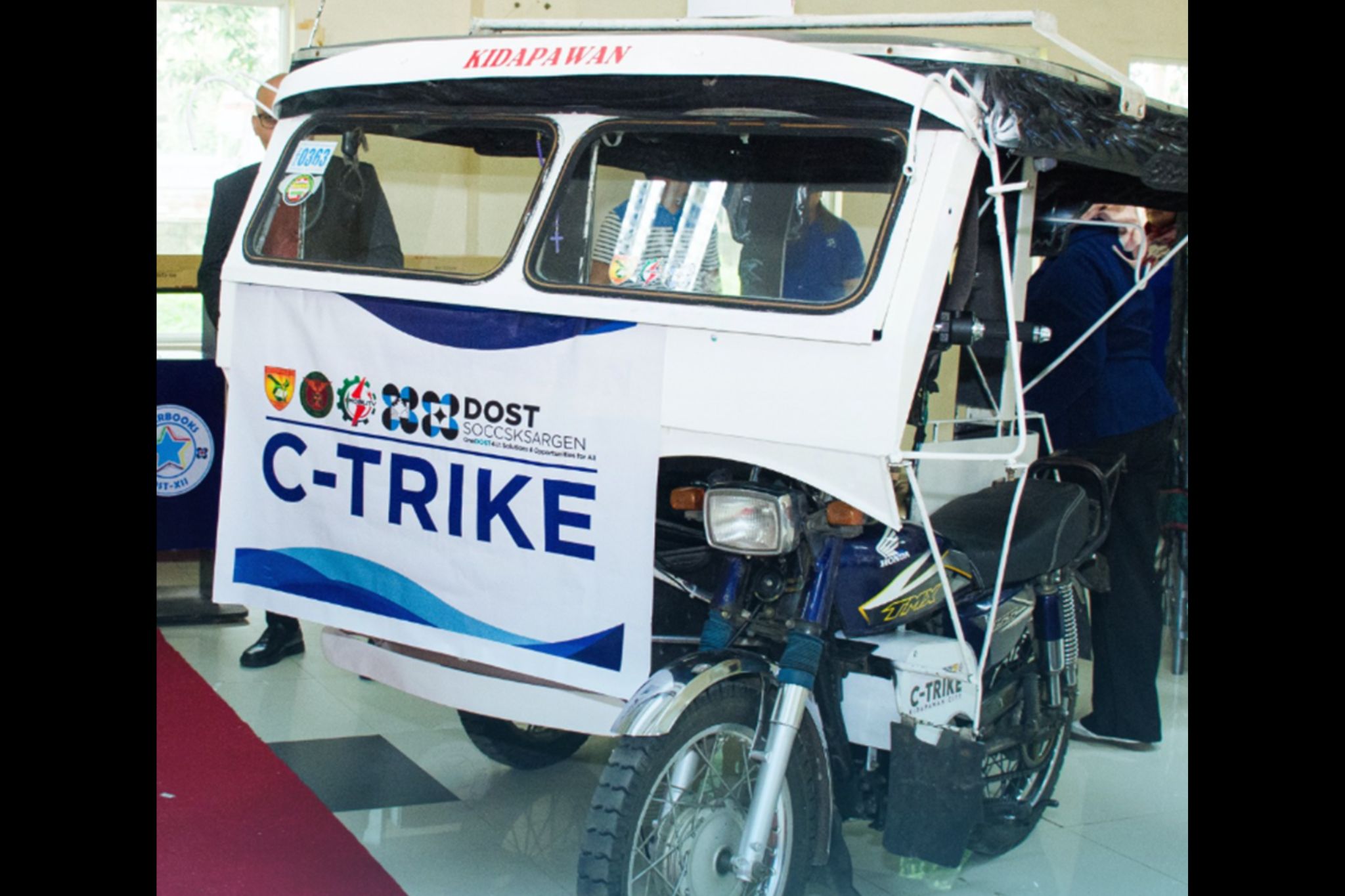 Cagayan State University develops fully electric tricycle