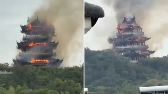 Chinese temple goes up in flames due to tourist’s improper use of ...