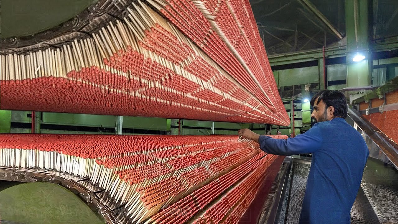 Inside Super Old Factory Producing Billion of Matches Every Year