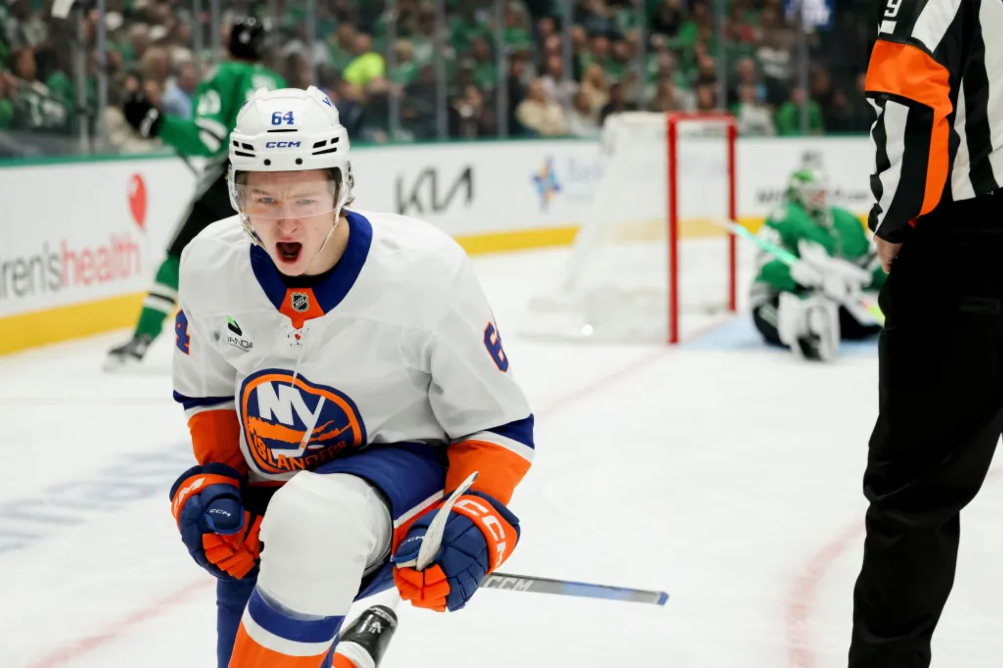 Cal Ritchie starting to make positive strides in his game for Islanders