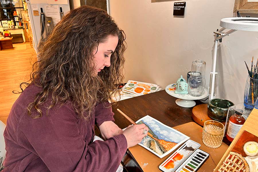 Little Bluebird Studios gives art enthusiasts a place to shop and learn ...