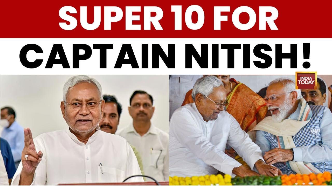 Nitish Kumar Takes Oath as Bihar CM for Record 10th Time in Grand NDA ...