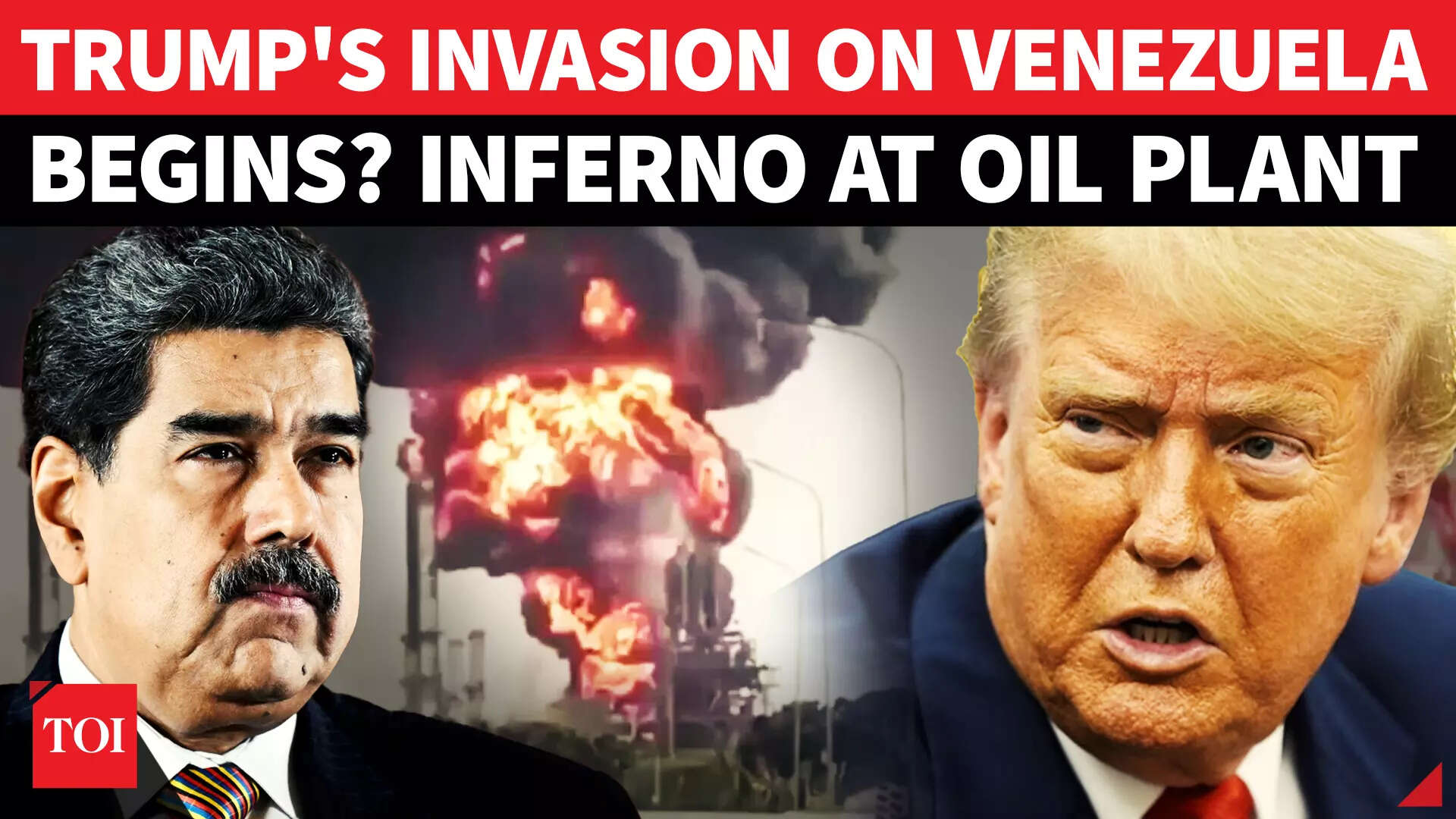 Fireball Rocks Venezuela Oil Facility Amid Tensions With US; 'Trump's ...