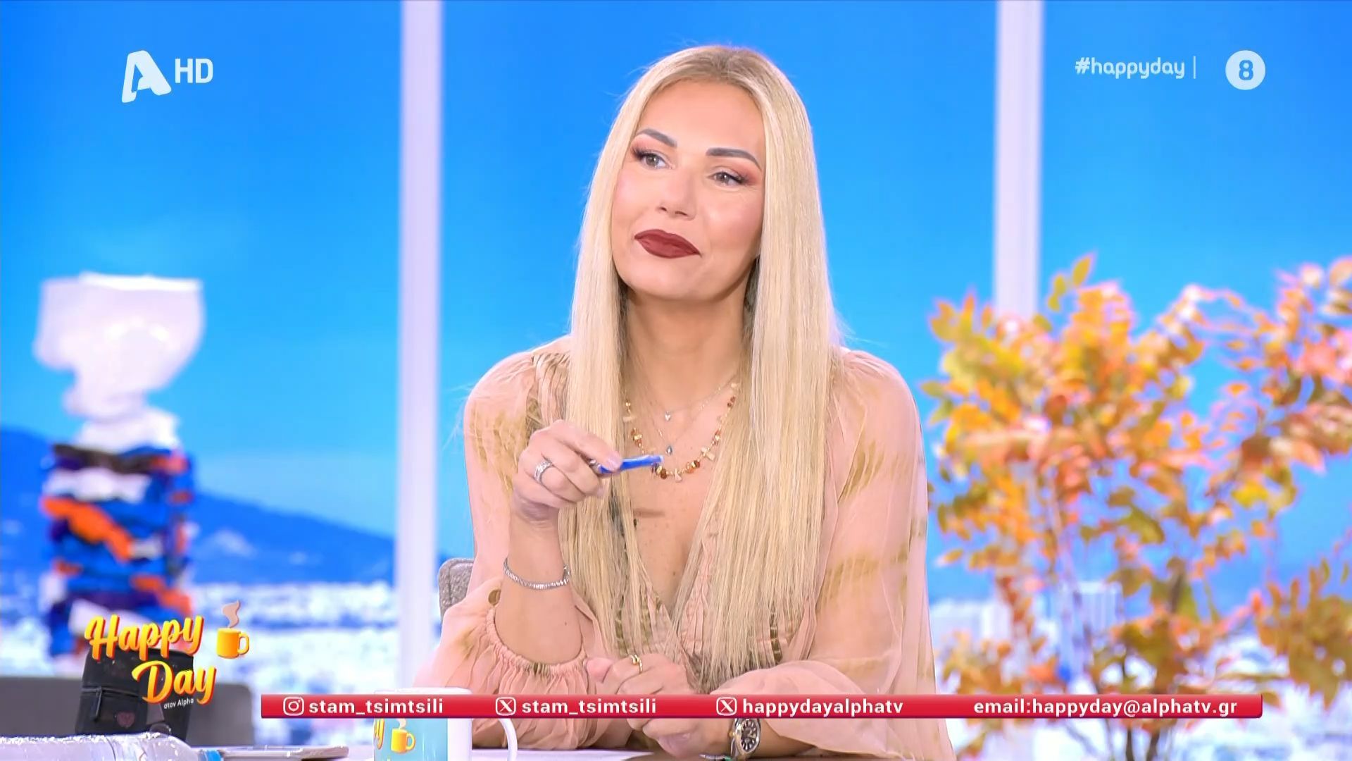 Τ. Μεσσαροπούλου: «Ήταν μέρα λουσίματος... Δεν καταστρέφω τα μαλλάκια μου»