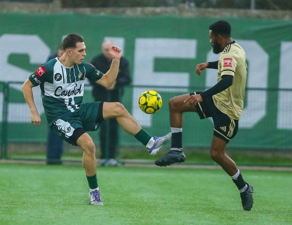 Ashford United manager Lloyd Hume excited by new signing Jeremy Santos ...