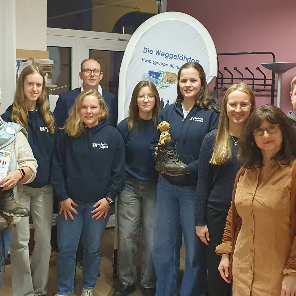 Kleiner Geldregen für die Hospizgruppe und die Kolpingjugend