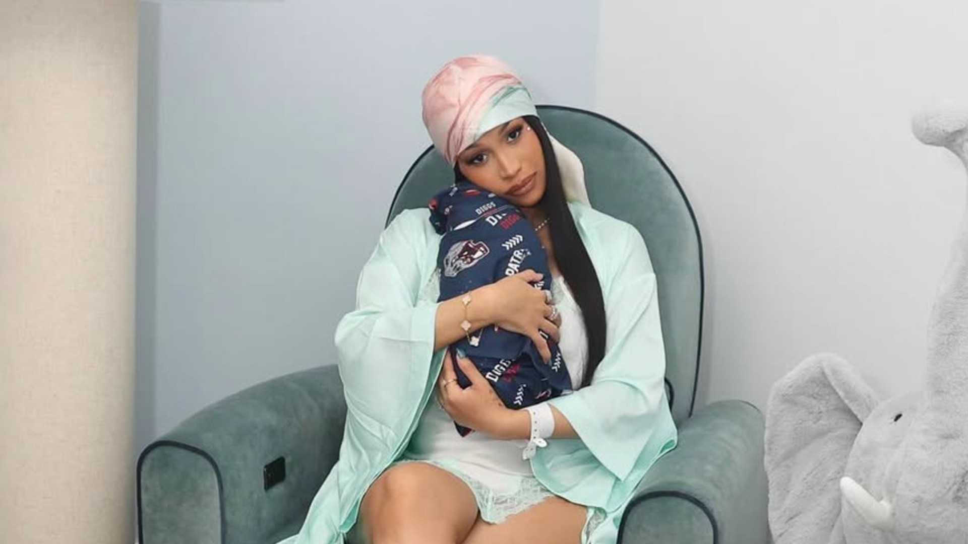 Cardi B shares first photos of baby son