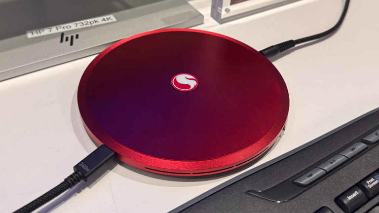 CD to floppy disk: Super slim AI PC concepts on Snapdragon X2 Elite chip