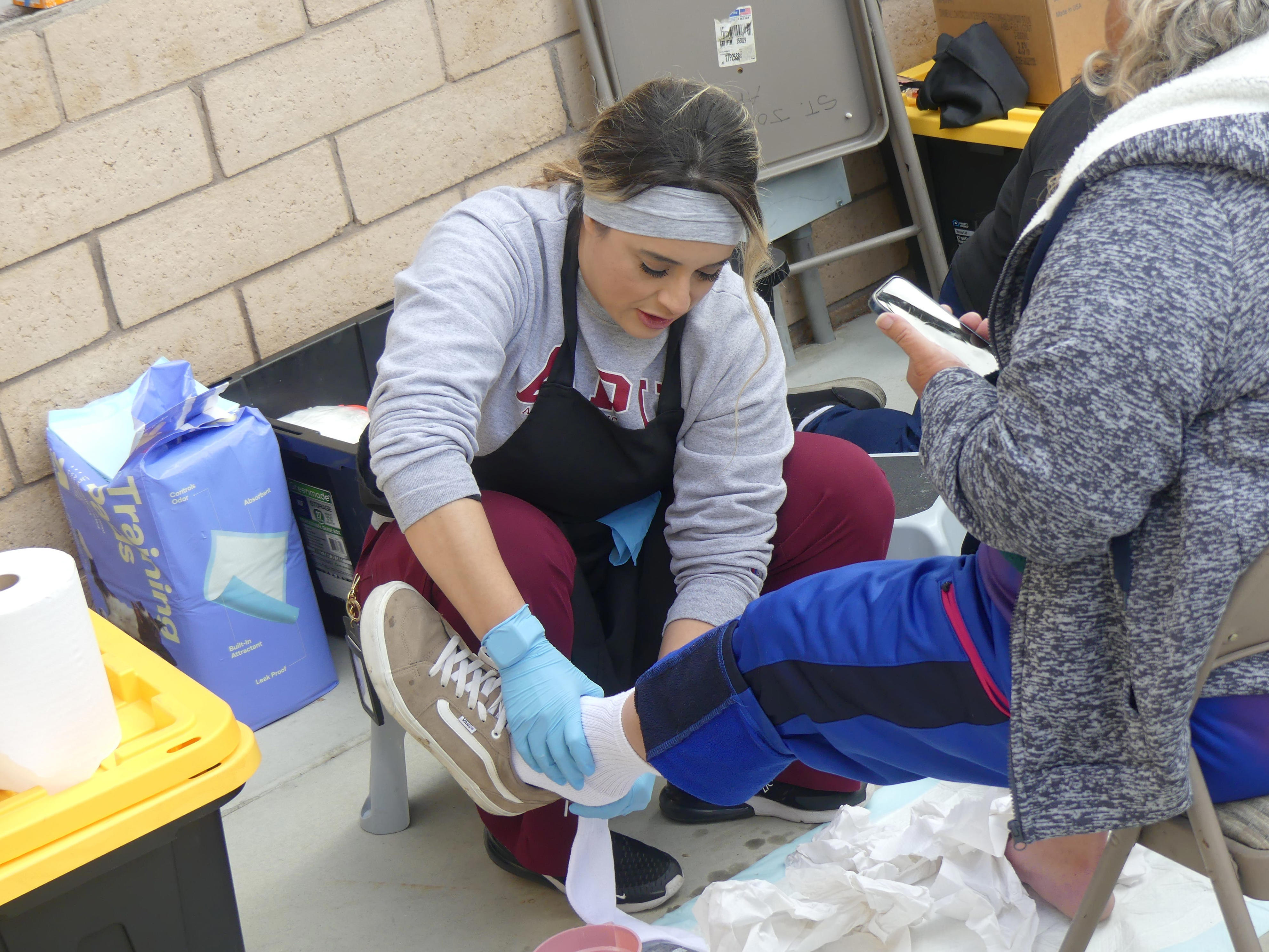 Homeless believe outreach in Old Town Victorville helps them to survive