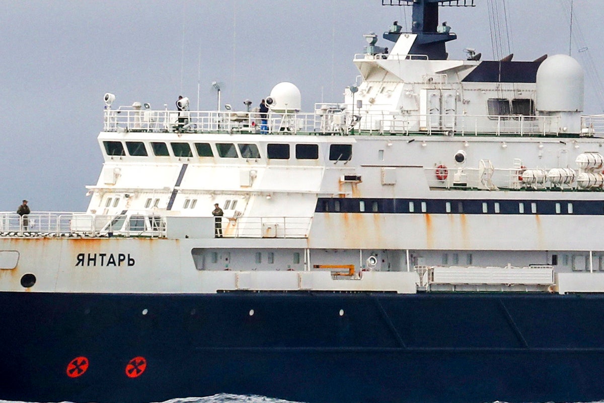 What is Russia’s ‘spy ship’ shooting lasers at the RAF near UK waters?