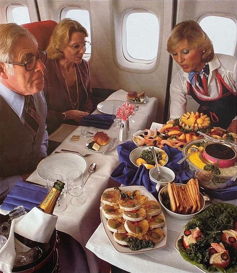The Most Decadent Airline Menus Throughout History