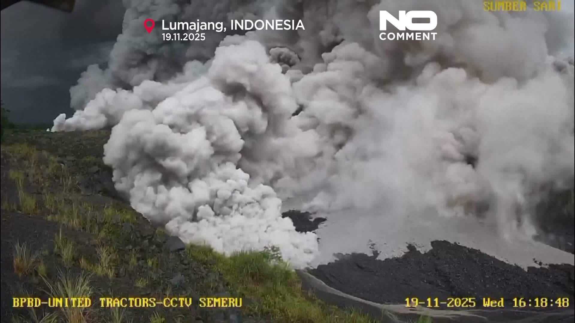Indonesia’s Mount Semeru erupts, triggering hot ash flows and evacuation