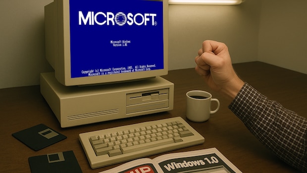 Windows 1.0 im CHIP-Test vor 40 Jahren