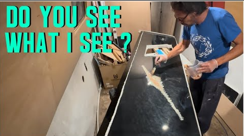Making Patterns in Worktop Resin