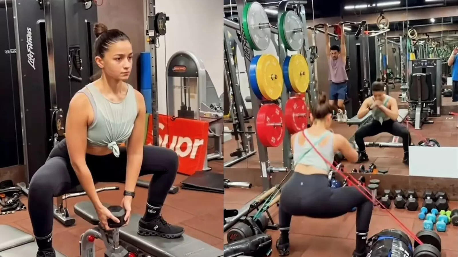 Alia Bhatt’s Tough Leg-Day Goes Viral As Ranbir Kapoor Sneaks In Pull-Ups Nearby