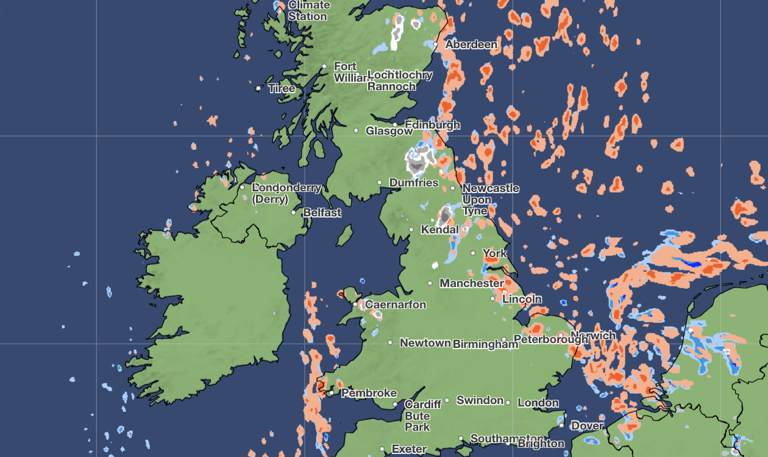 Met Office maps show snow and ice forecast as rare 'thundersnow ...
