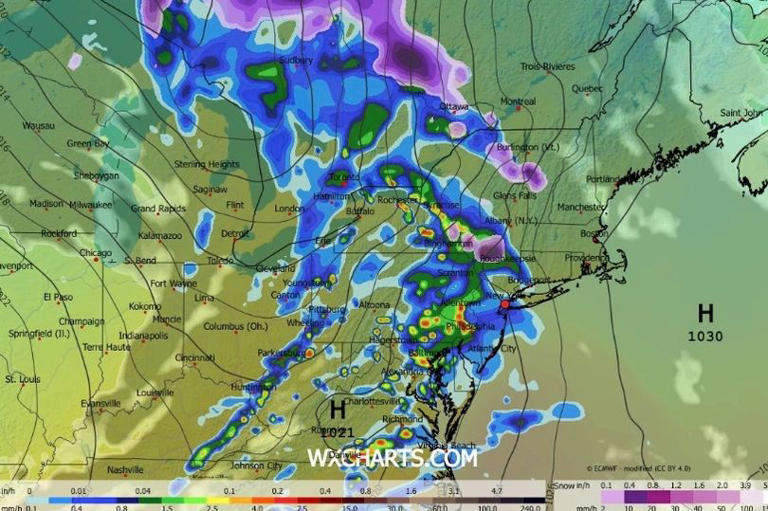 Mammoth Thanksgiving storm to dump snow as New York parade under threat