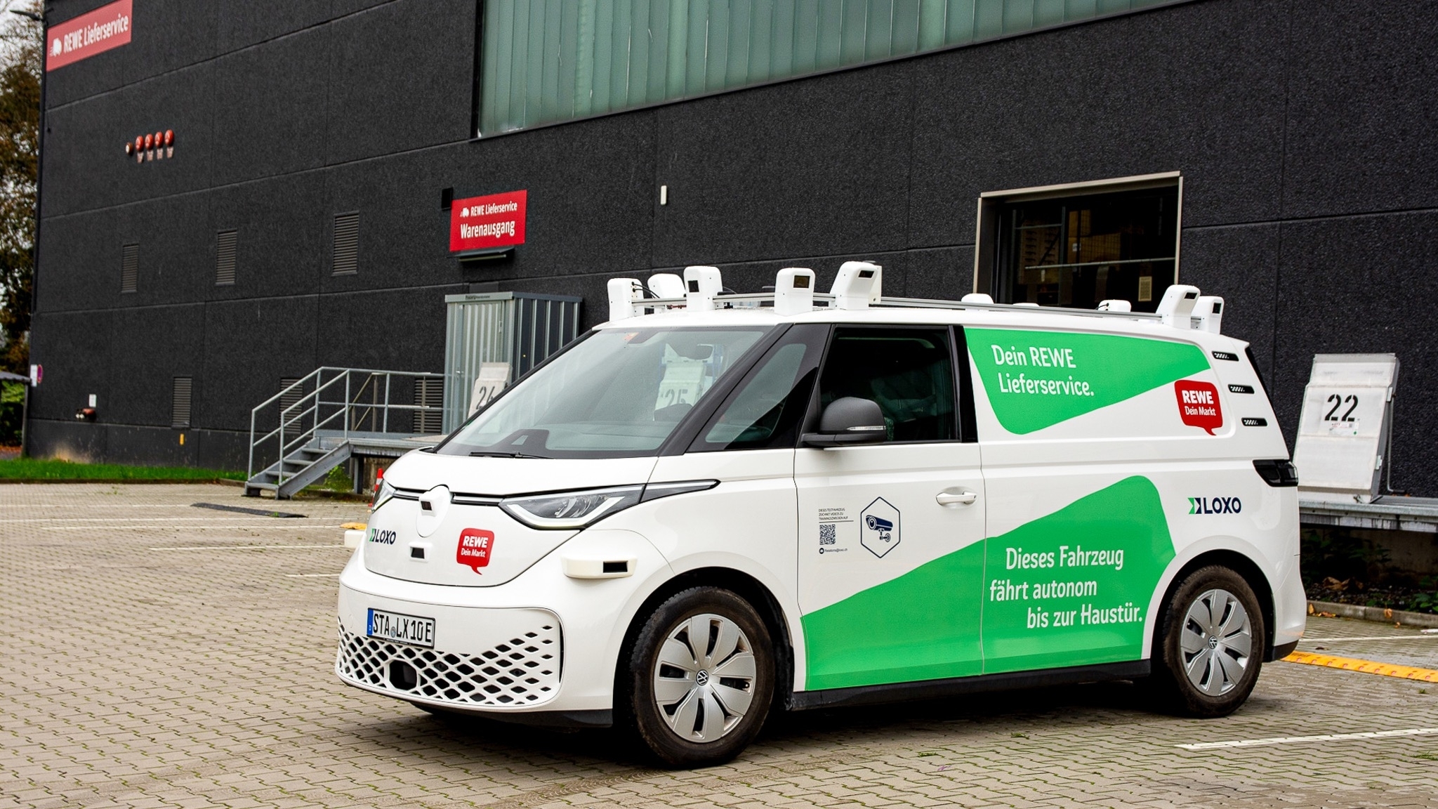 Rewe testet selbstfahrenden Lieferdienst in Bochum