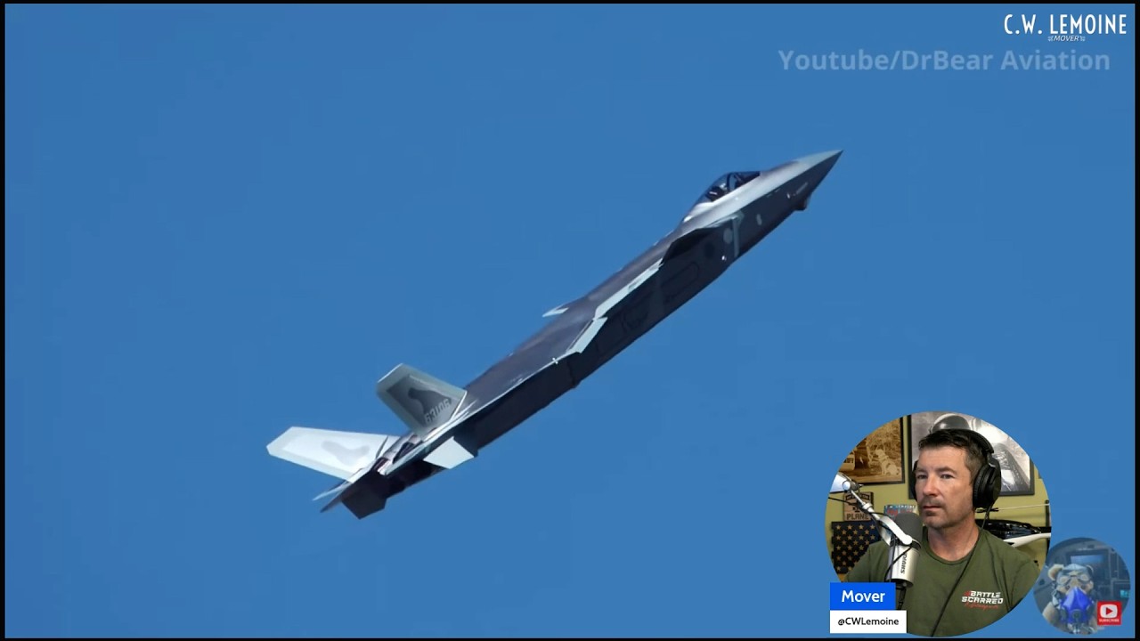 Fighter pilot reacts to new Chinese J-20 airshow footage