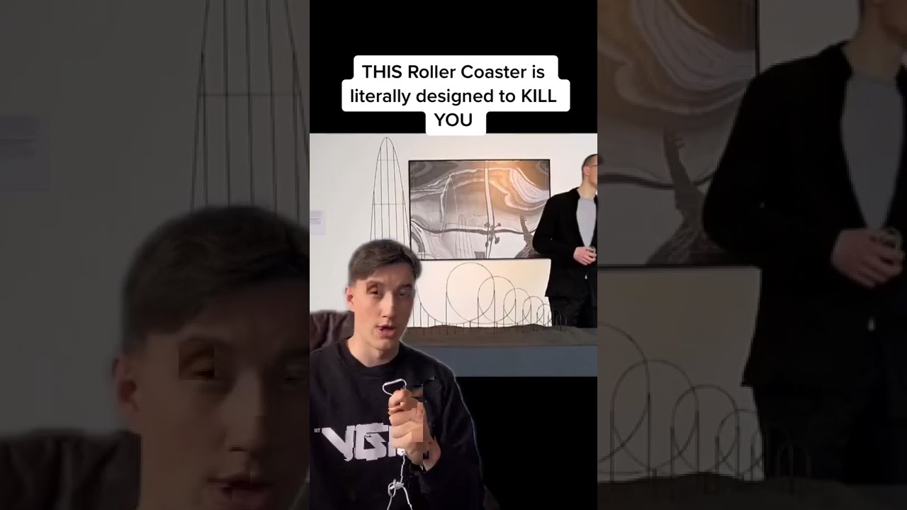 A conceptual coaster design once intended as a thought experiment