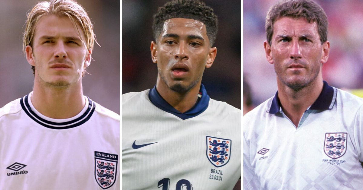 Jude Bellingham in England’s B-Team along with Beckham