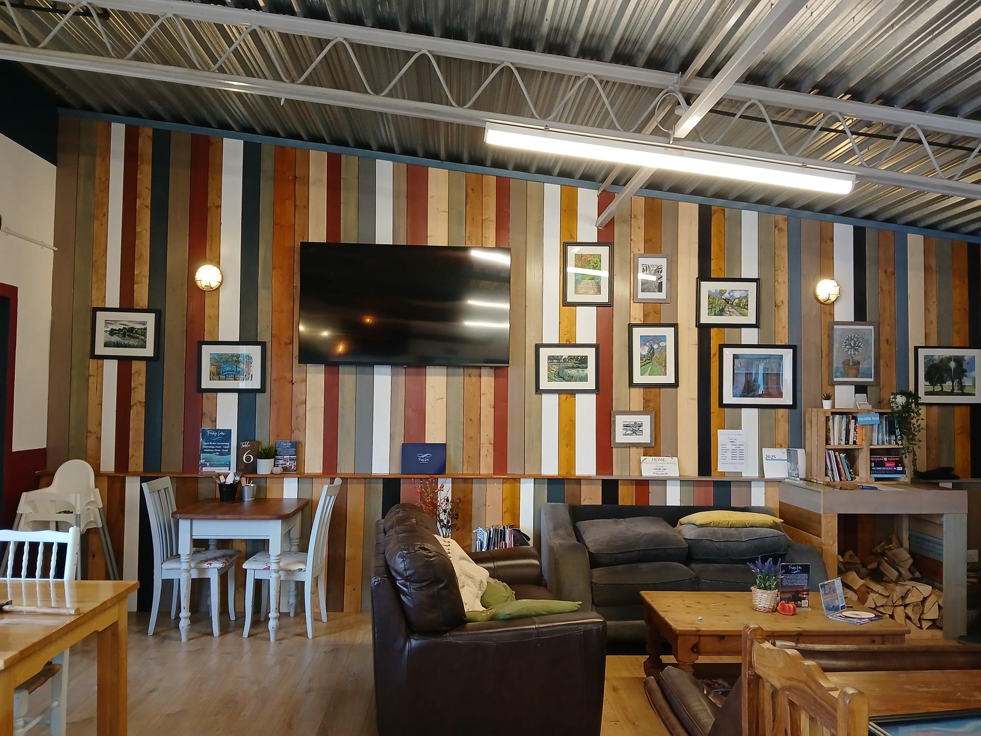 Art exhibition at Frisby Lakes Cafe