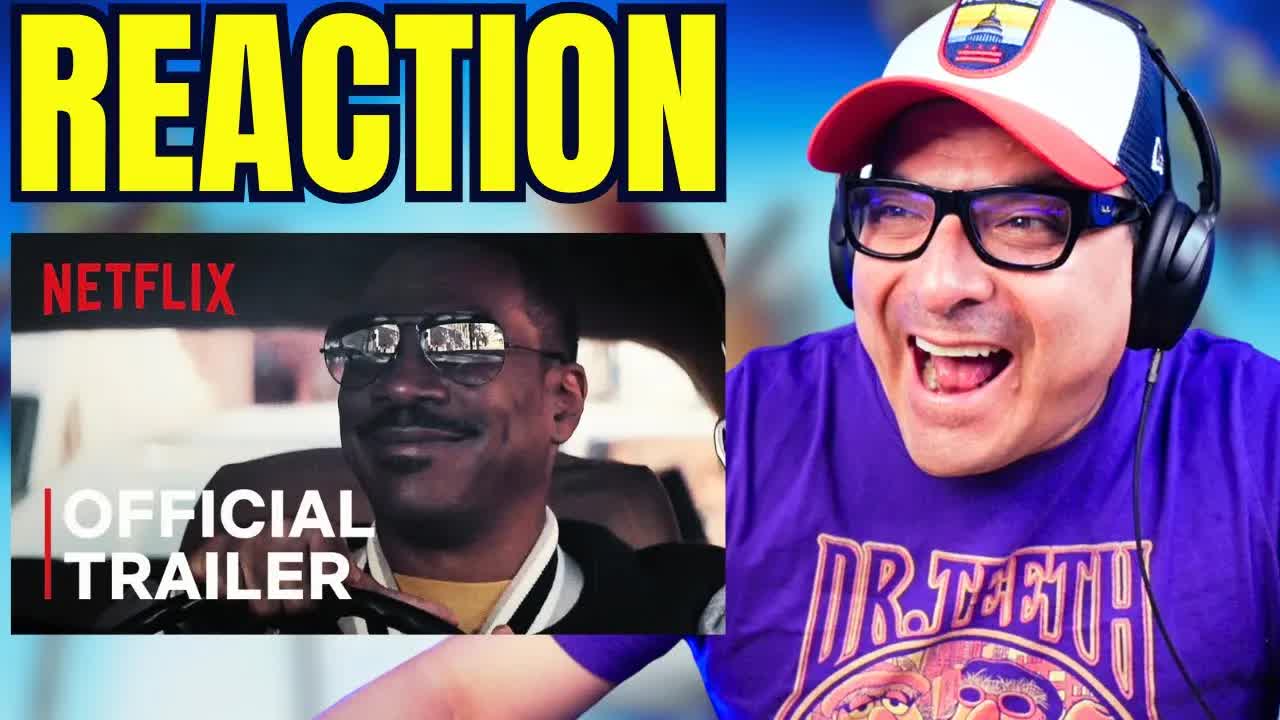 Beverly Hills Cop: Axel F | Official trailer reaction | Netflix | Eddie ...