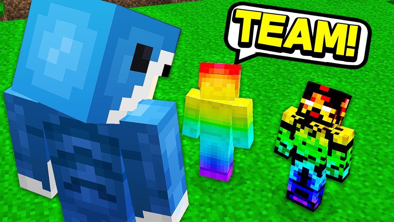 I Teamed Up With Rainbow Steve and Boss Steve in Battle