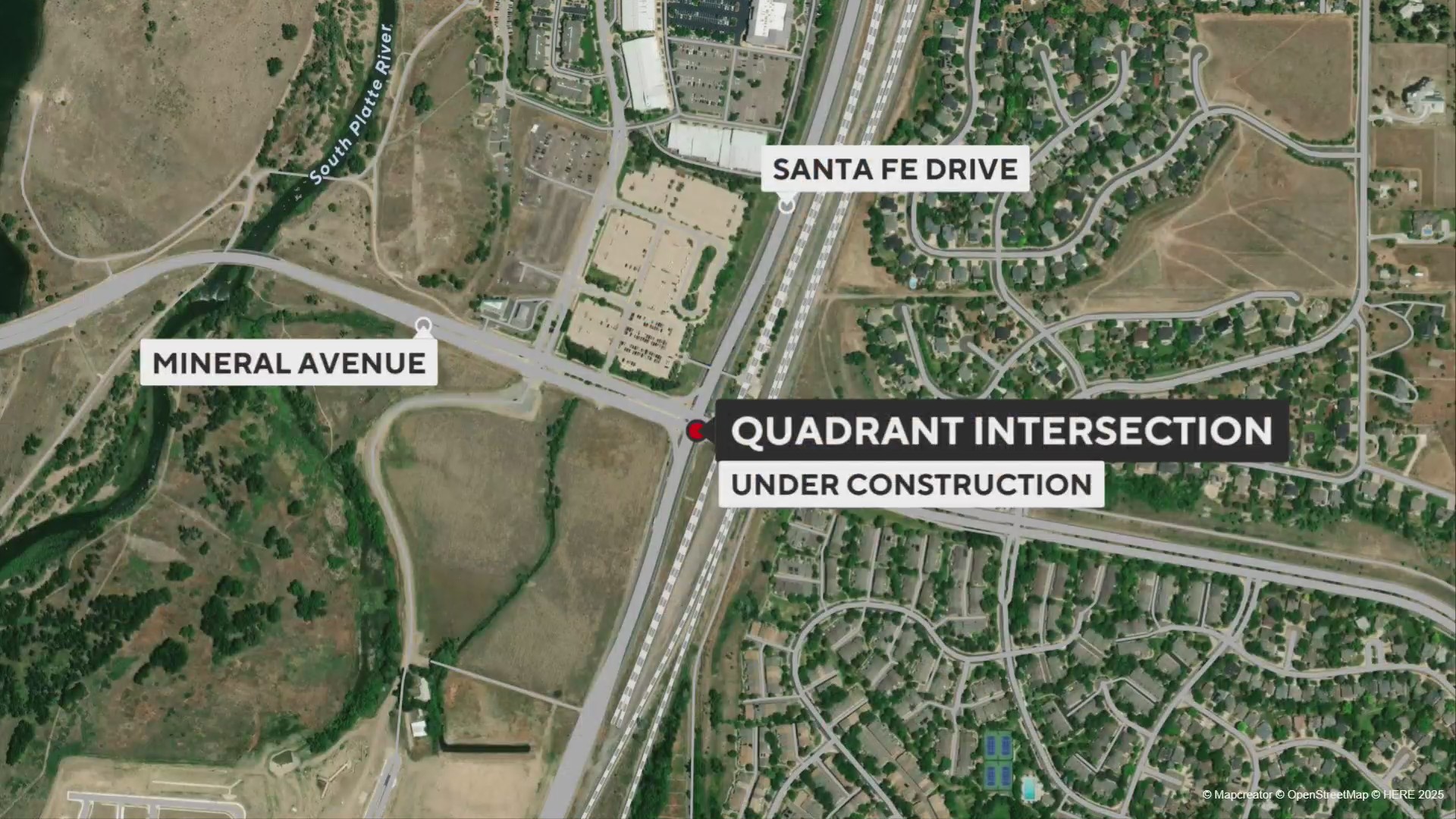 Construction begins on quad at Santa Fe and Mineral in Littleton