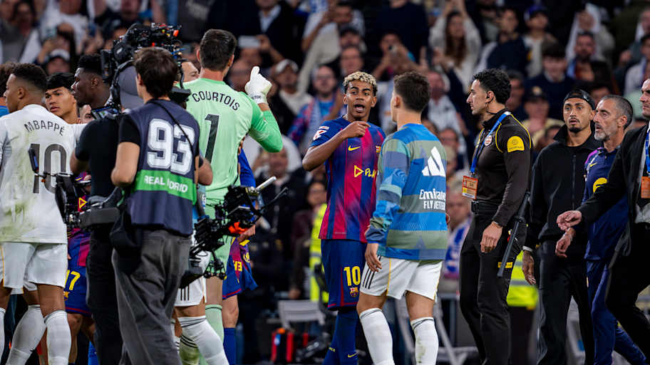 Thibaut Courtois Reveals What He Would Say to Lamine Yamal If He Bumped ...