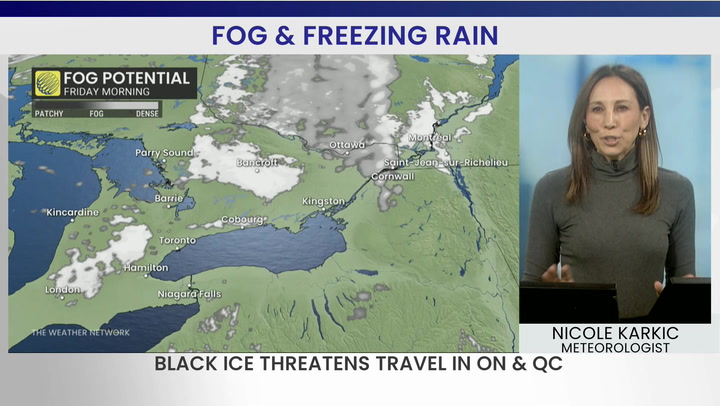 Heads up drivers, Friday morning commute could be foggy and icy in the ...