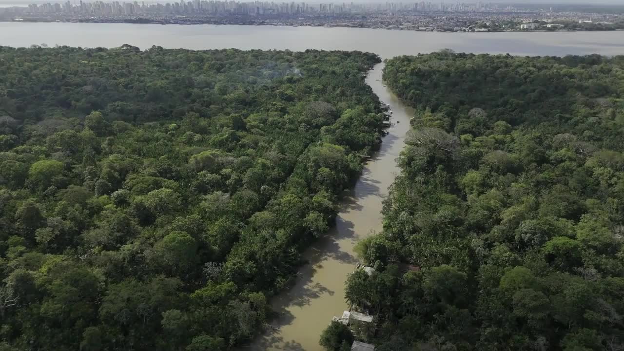 Belém, Brazil: Drone Captures the Pulse of the Amazon Estuary